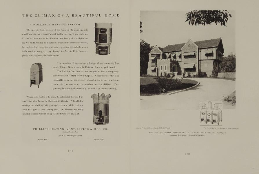 Charles F. Smith House, Beverly Hills, California — the Frank Meline Co ...