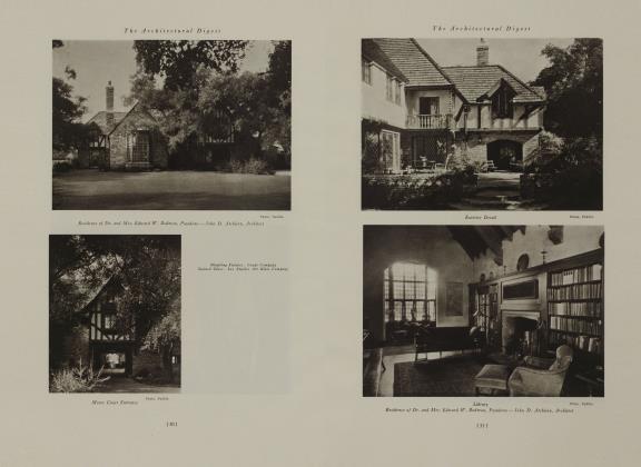 Residence of Mr. and Mrs. Fredric March, Beverly Hills—Wallace Neff ...