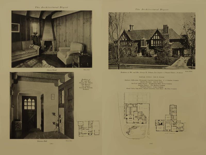 Residence of Mr. and Mrs. George H. Johnson, Los Angeles—Vincent Palmer ...
