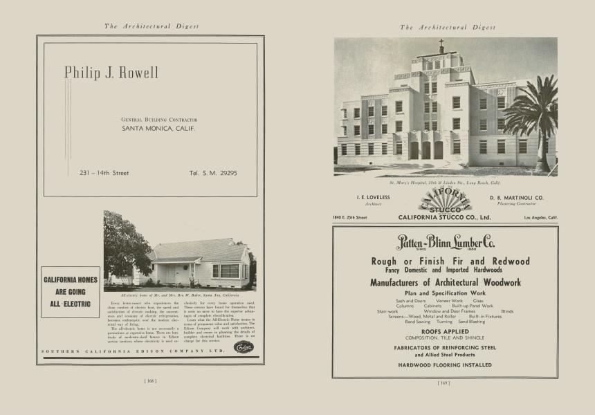 Philip J. Rowell | Architectural Digest | 1938