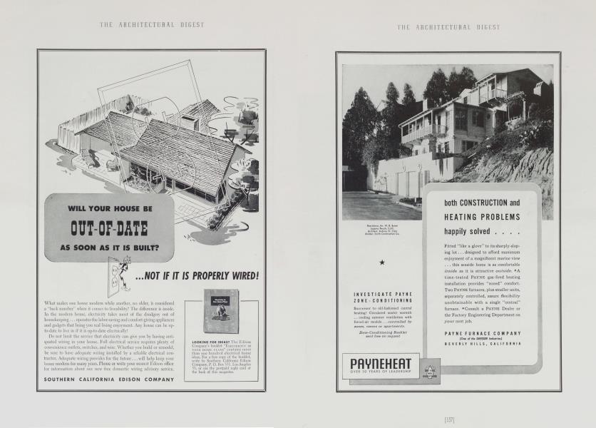 SOUTHERN CALIFORNIA EDISON COMPANY | Architectural Digest | 1946