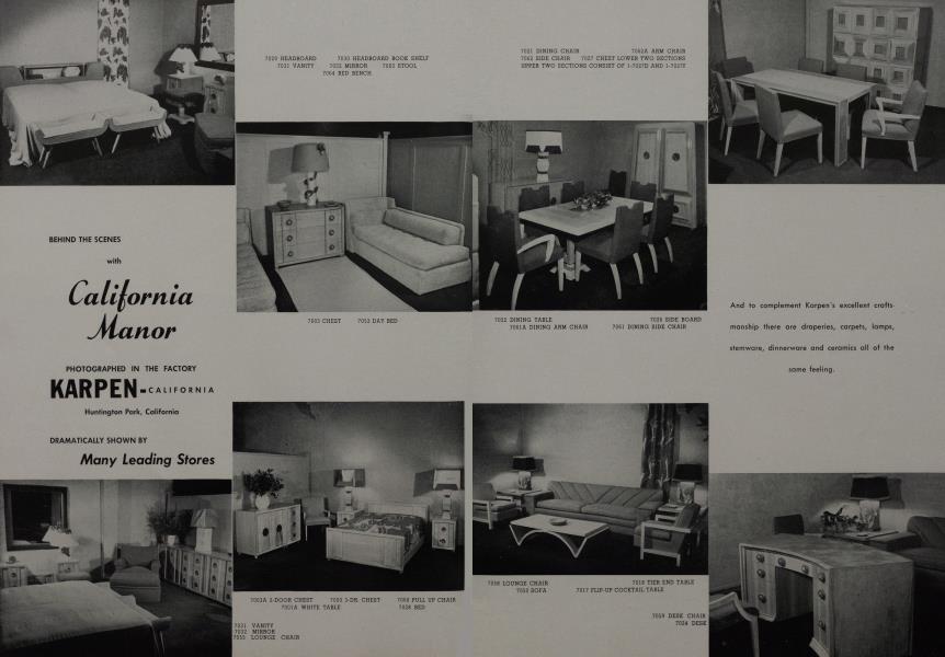 California Manor | Architectural Digest | JANUARY 1947