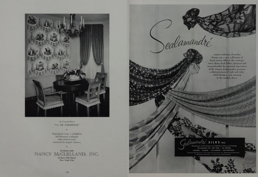 Scalamandré SILKS INC. | Architectural Digest | JANUARY 1951