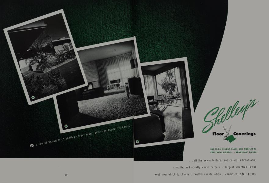 shelley carpet | Architectural Digest | JANUARY 1951