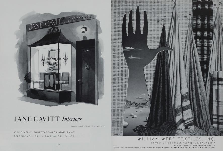 JANE CAVITT Interiors | Architectural Digest | 1953 Volume XIII Issue 4