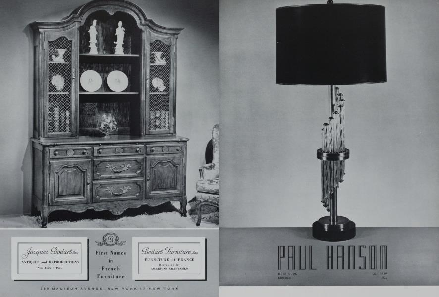 PAUL HANSON | Architectural Digest | 1953 Volume XIII Issue 4