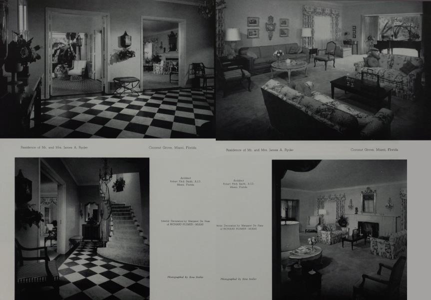 Residence of Mr. and Mrs. James A. Ryder —Coconut Grove, Miami, Florida ...