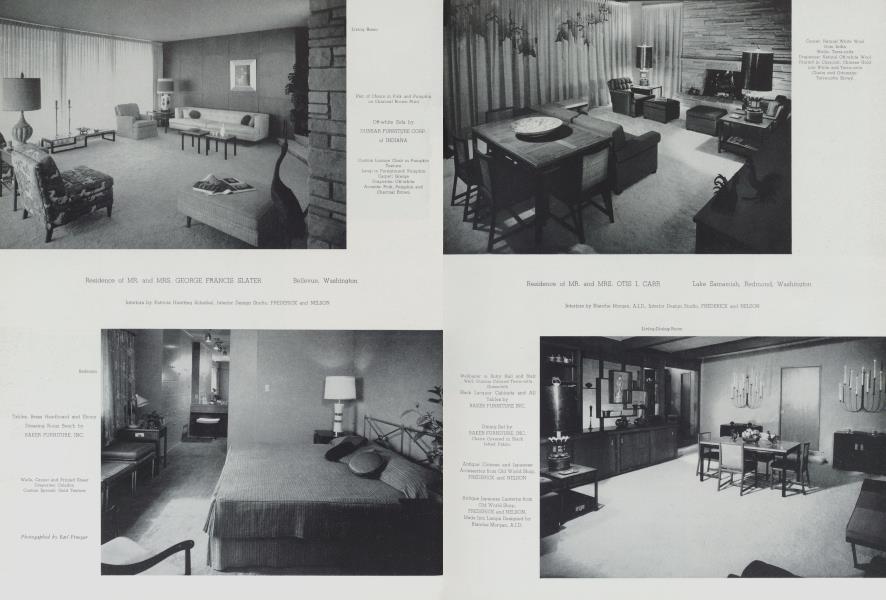 Residence of MR. And MRS. GEORGE FRANCIS SLATER Bellevue, Washington ...
