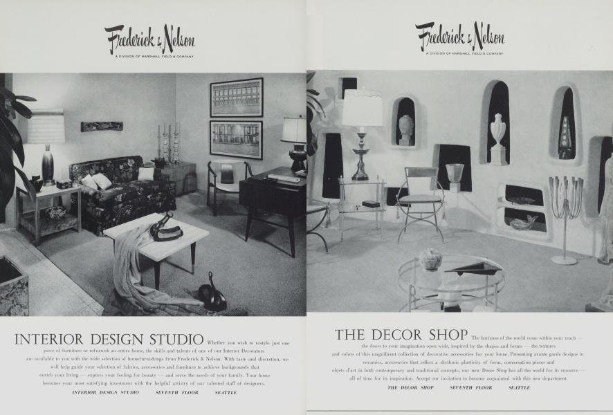 Frederick & Nelson | Architectural Digest | JANUARY 1956