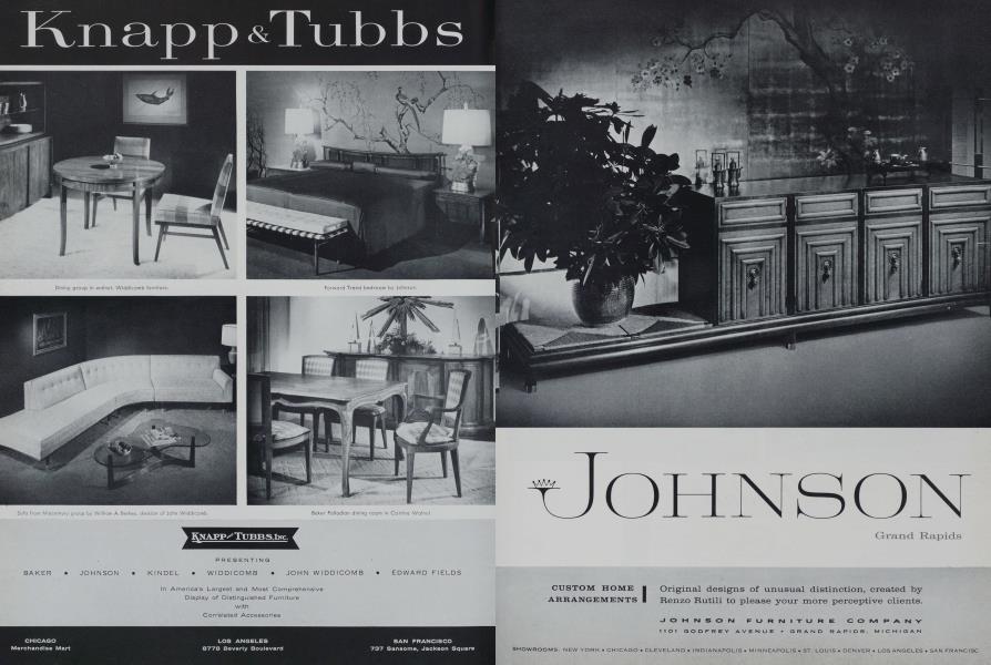 Johnson Furniture Company | Architectural Digest | JANUARY 1958