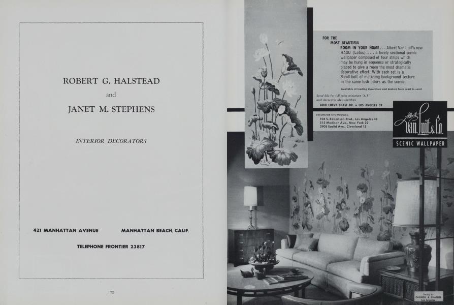 Albert Van Luit & Co. | Architectural Digest | JANUARY 1958
