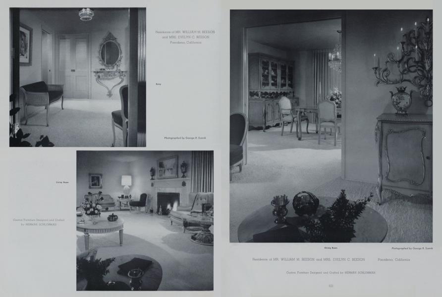 Residence of MR. WILLIAM M. BEESON and MRS. EVELYN C. BEESON —Pasadena ...