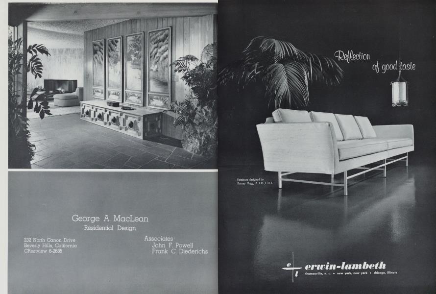 George A. MacLean | Architectural Digest | MARCH 1961