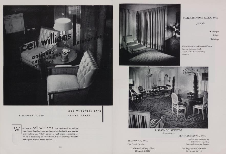 Scalamandre Silks, Inc. | Architectural Digest | SEPTEMBER 1961