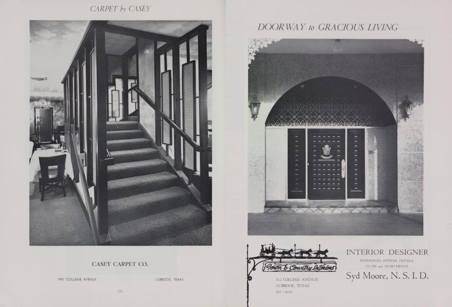Syd Moore, N.S.I.D. | Architectural Digest | SEPTEMBER 1961