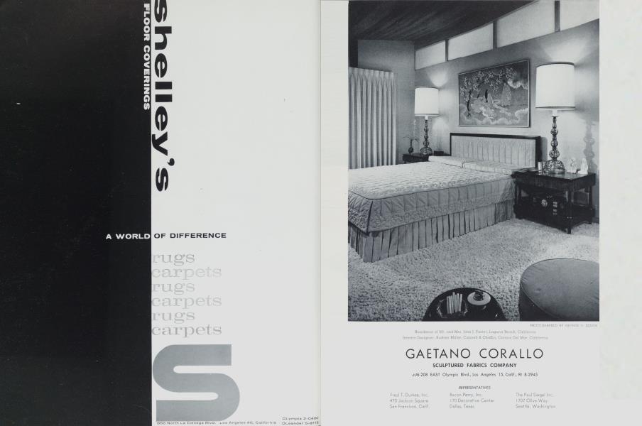 Gaetano Corallo | Architectural Digest | SEPTEMBER 1962