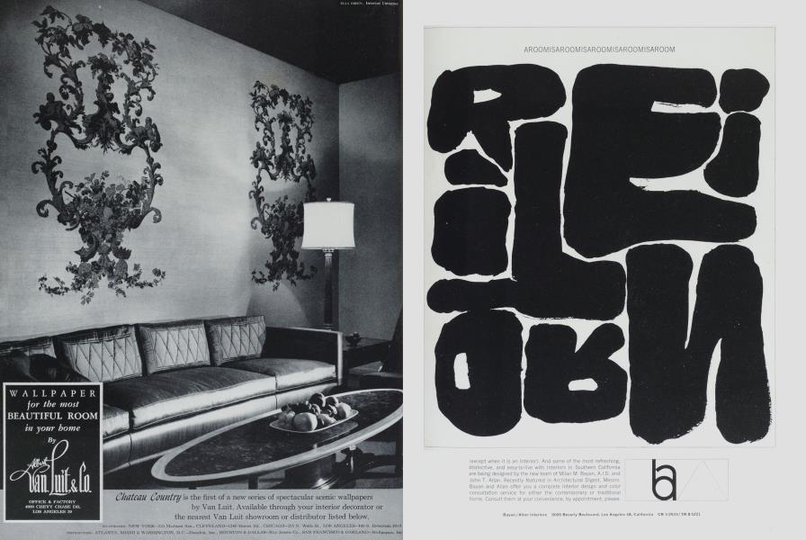 Albert Van Luit & Co. | Architectural Digest | MARCH 1963