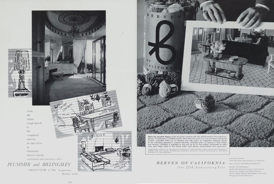 BERVEN OF CALIFORNIA | Architectural Digest | MARCH 1963