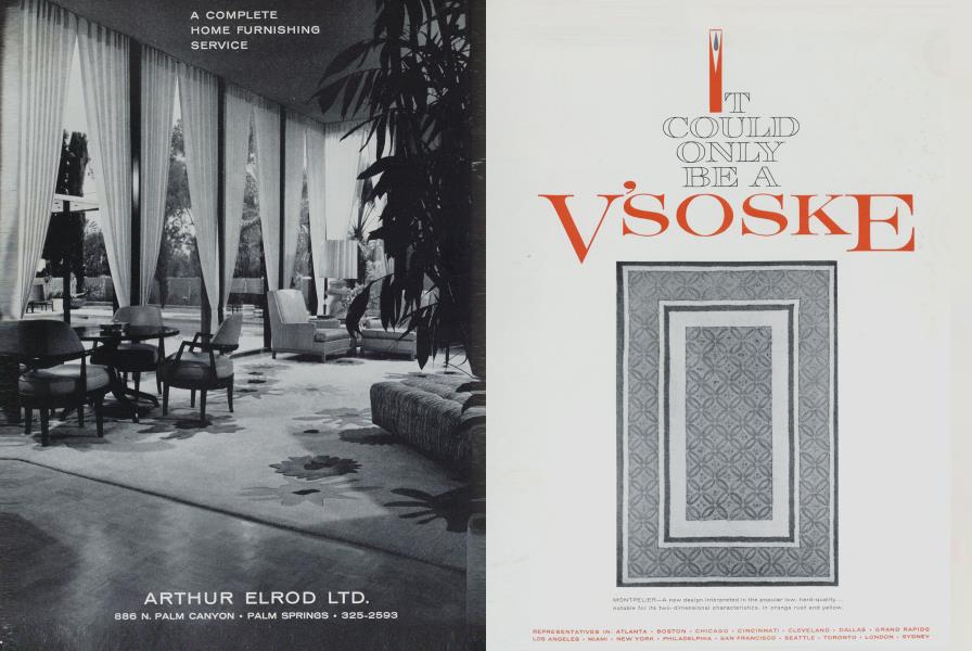 V'SOSKE | Architectural Digest | MARCH 1963