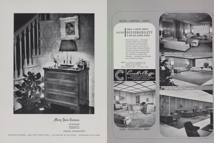 Mary Jane Carson | Architectural Digest | SEPTEMBER 1964