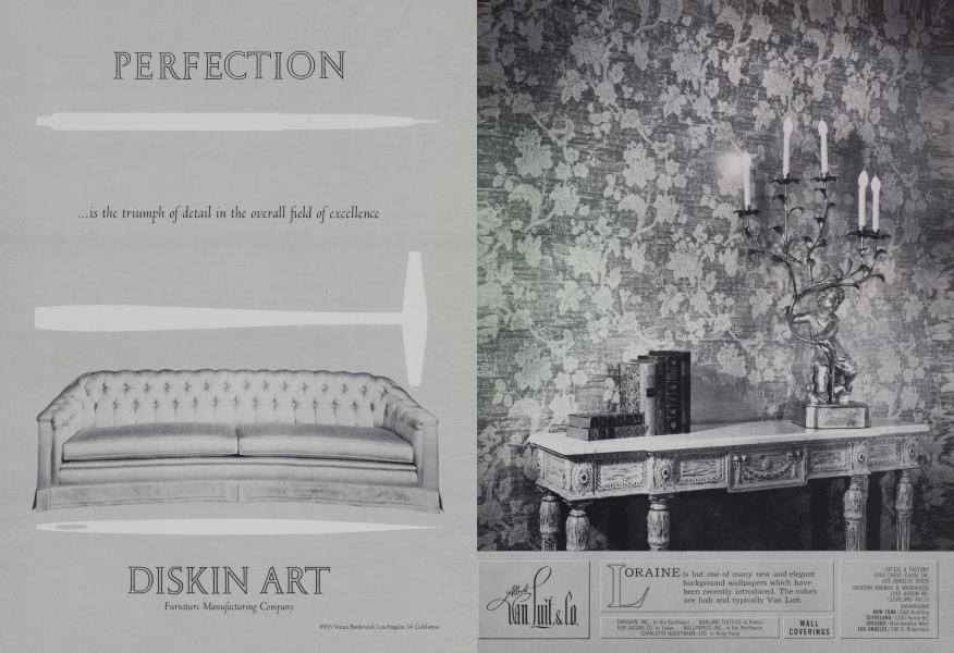 DISKIN ART | Architectural Digest | JUNE 1965