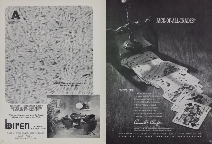 S&J biren | Architectural Digest | MARCH 1966