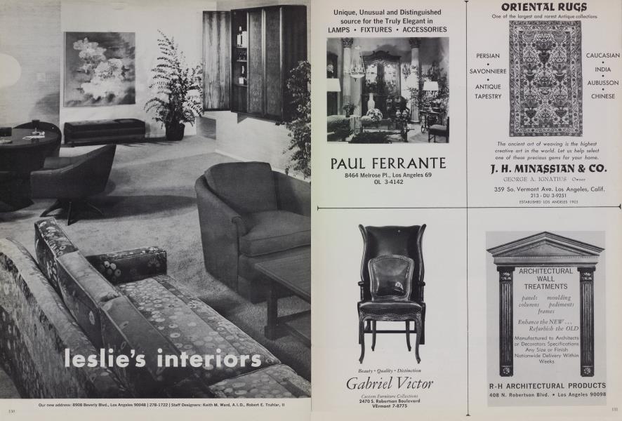 J. H. MINASSIAN & CO. | Architectural Digest | MARCH 1966