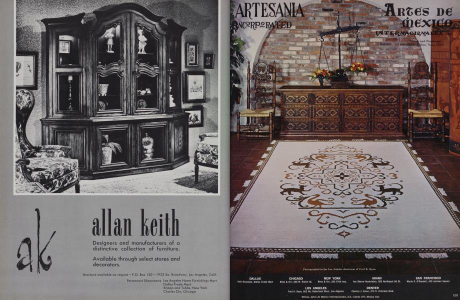 allan keith | Architectural Digest | JUNE 1966