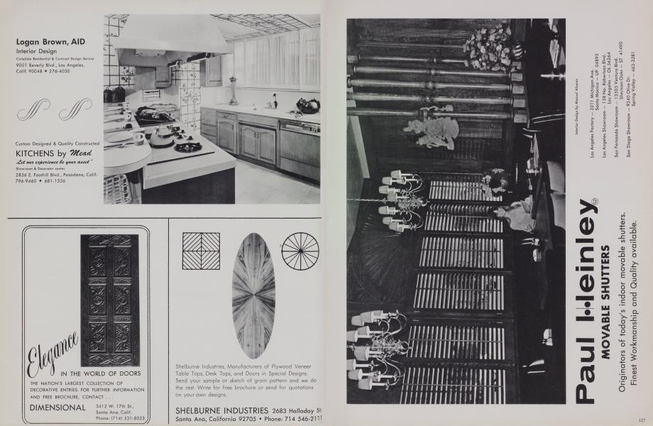 Logan Brown, AID | Architectural Digest | JUNE 1966