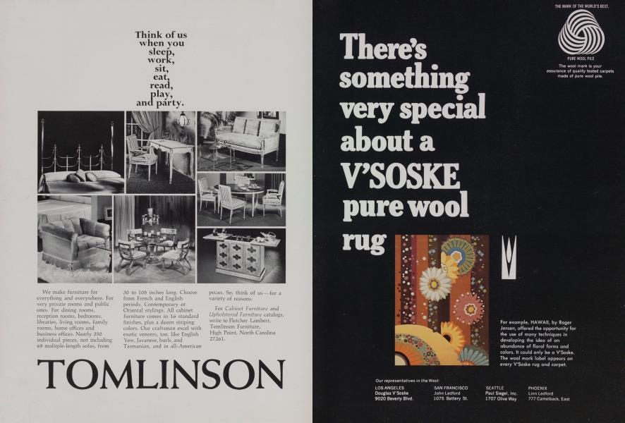 V'soske | Architectural Digest | MARCH 1969