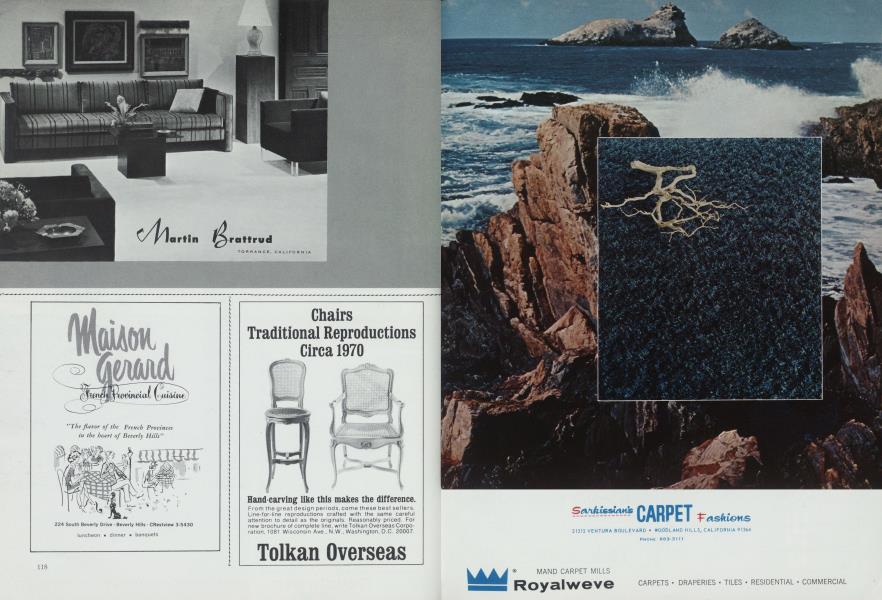 Maison Gerard | Architectural Digest | JUNE 1969