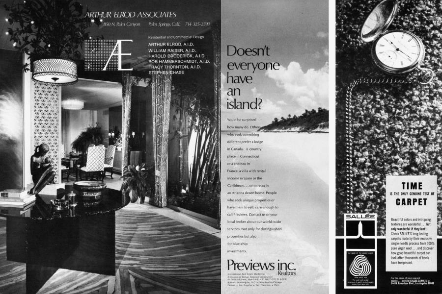 ARTHUR ELROD ASSOCIATES | Architectural Digest | SUMMER 1970