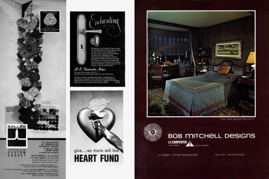 BOB MITCHELL DESIGNS | Architectural Digest | September-October 1970