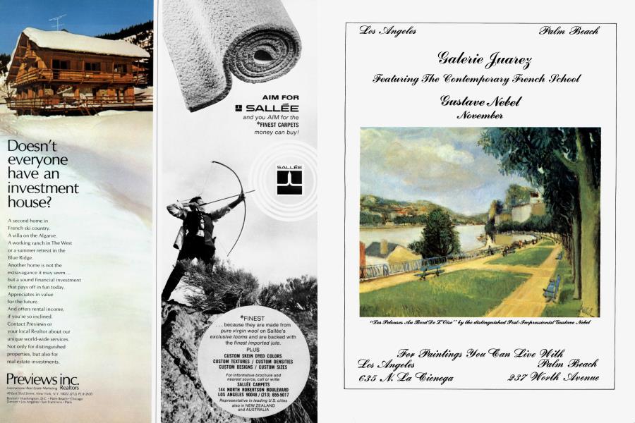 Sallée | Architectural Digest | NOVEMBER/DECEMBER 1971