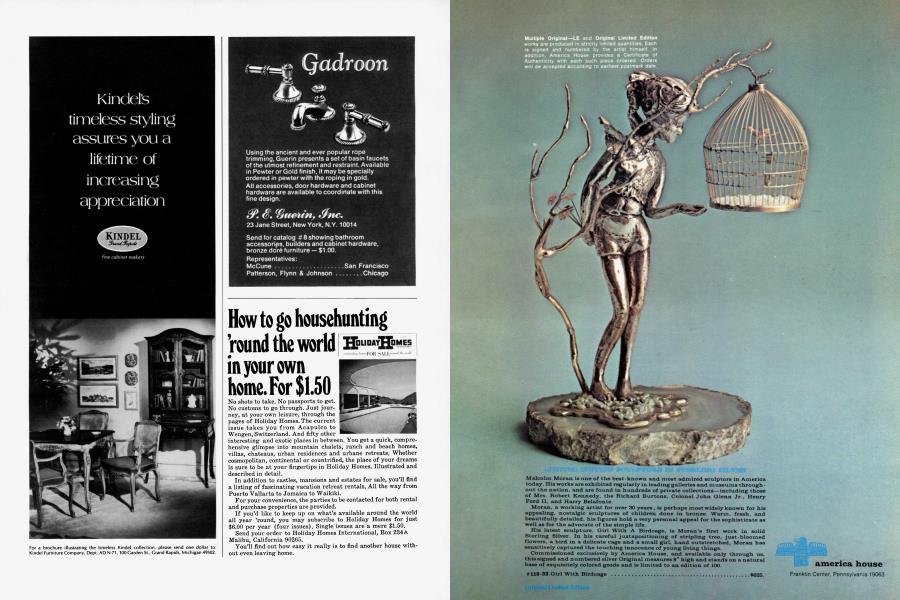 Kindel | Architectural Digest | NOVEMBER/DECEMBER 1971