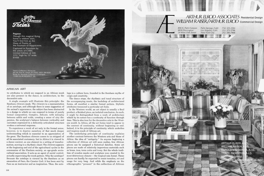 ARTHUR ELROD ASSOCIATES | Architectural Digest | NOVEMBER/DECEMBER 1972