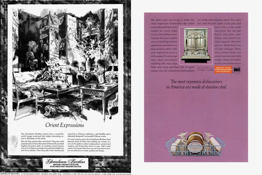 Greenbaum Brothers | Architectural Digest | NOVEMBER/DECEMBER 1972