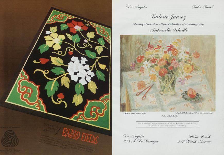 EDWARD FIELDS | Architectural Digest | JANUARY 1973