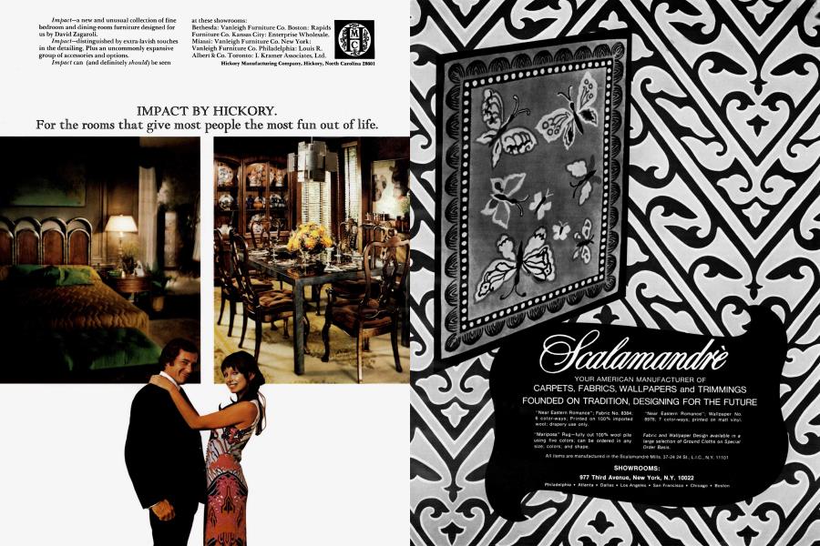 Scalamandrè | Architectural Digest | MAY/JUNE 1973