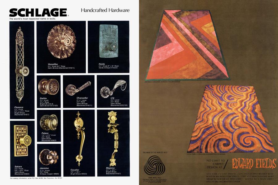 EDWARD FIELDS | Architectural Digest | JULY/AUGUST 1973