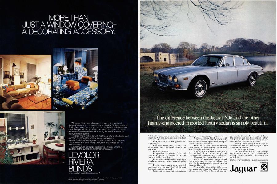 Jaguar | Architectural Digest | JULY/AUGUST 1973