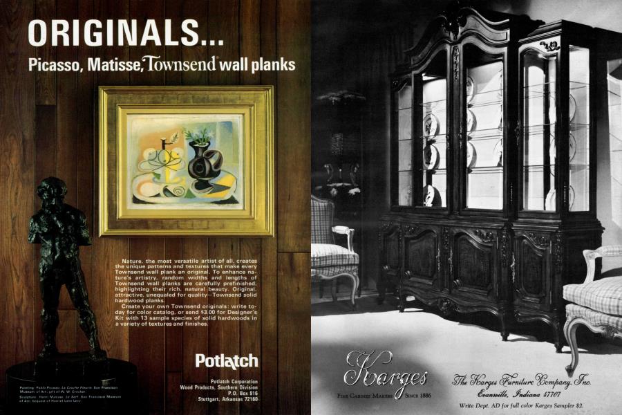 Potlatch | Architectural Digest | SEPTEMBER/OCTOBER 1973