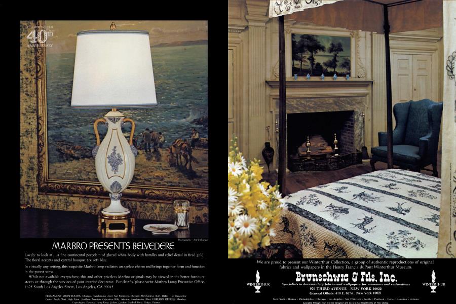 Brunschwig & Fils, Inc. | Architectural Digest | JANUARY/FEBRUARY 1974