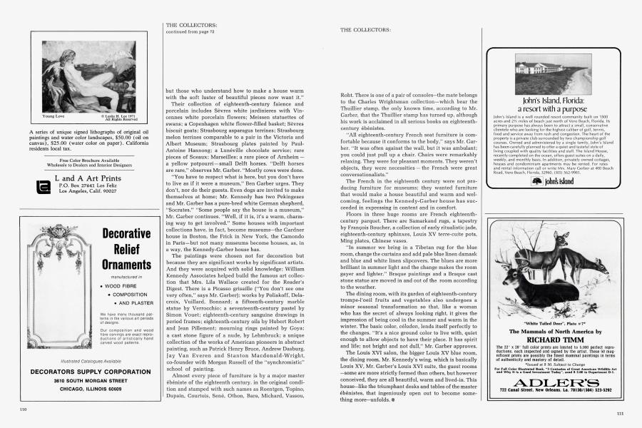 ADLER'S | Architectural Digest | JANUARY/FEBRUARY 1974