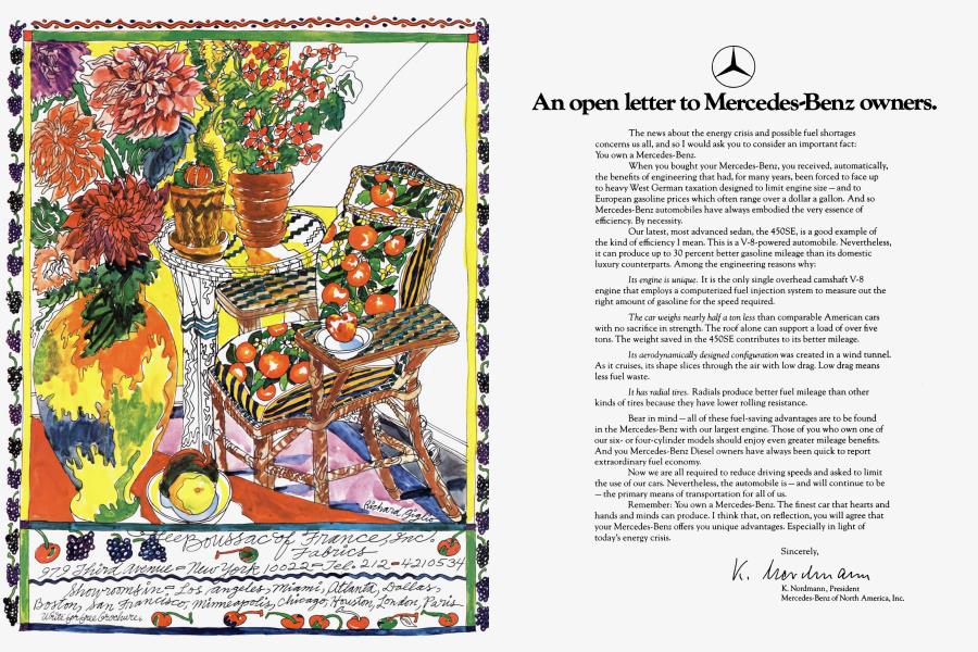 An open letter to Mercedes-Benz owners. | Architectural Digest | MARCH ...