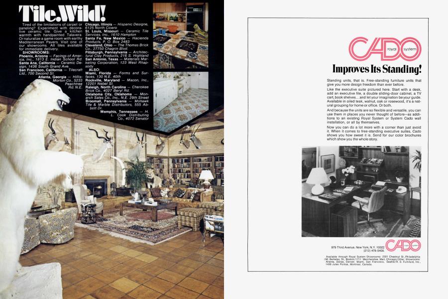 CADO royal system | Architectural Digest | MAY/JUNE 1974