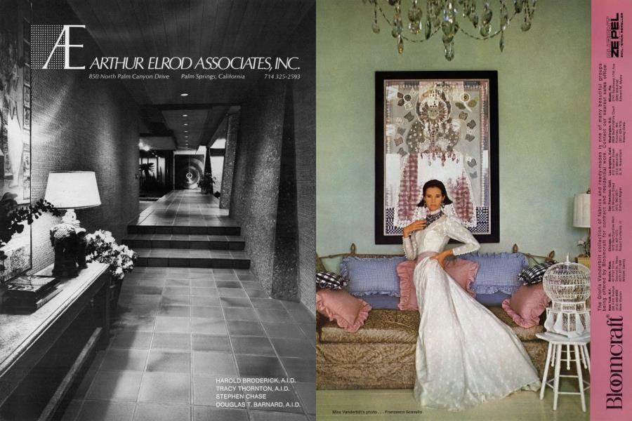 ARTHUR ELROD ASSOCIATES, INC. | Architectural Digest | JULY/AUGUST 1974