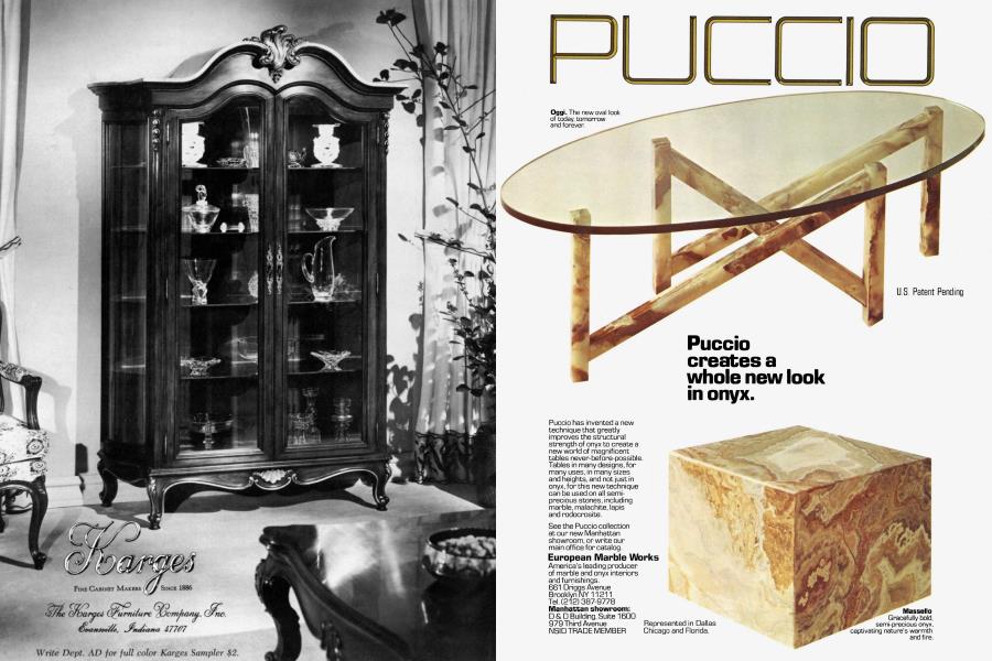 PUCCIO | Architectural Digest | SEPTEMBER/OCTOBER 1974
