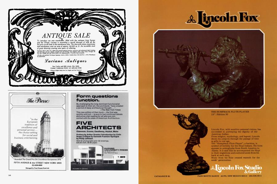 OXFORD UNIVERSITY PRESS | Architectural Digest | NOVEMBER/DECEMBER 1974