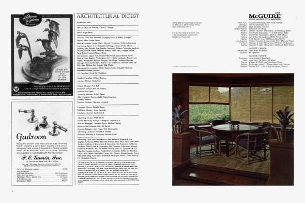 ARCHITECTURAL DIGEST® | Architectural Digest | APRIL 1987